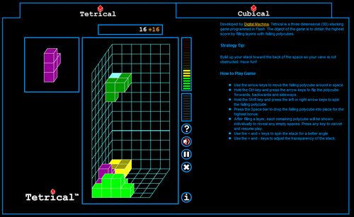 空間把握能力がいる超難しい「3Dテトリスゲーム」2本立！！:花華花だよりプラスα